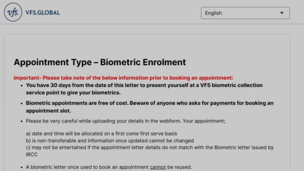 How to Book a Biometric Appointment for Canada